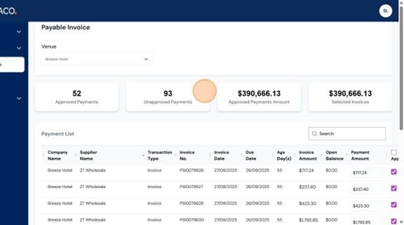 Approving Invoices for Payment in QFinance